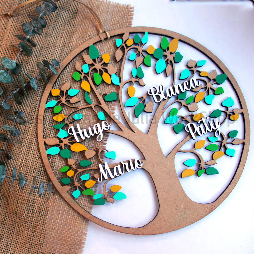Árbol de la Vida a Color - WorKShop Las Cositas de Julia